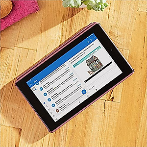 Fire 7 tablet, 7" display, 16 GB, latest model (2019 release), without lockscreen ads, Black