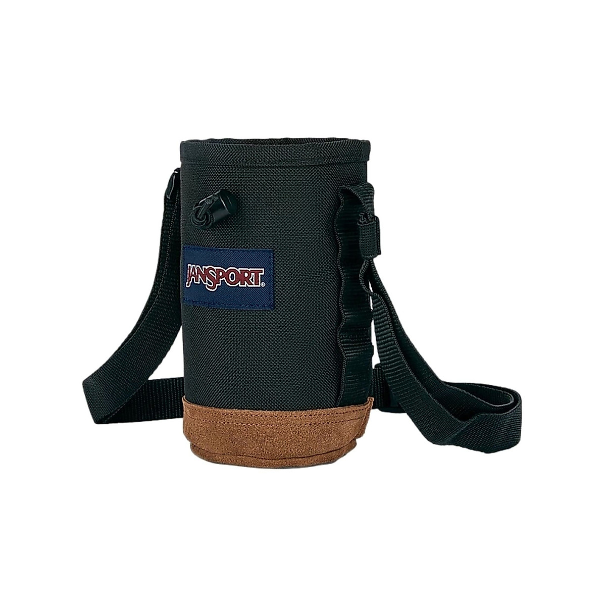JanSport Kitsack Water Bottle Holder Carrier with Sling Strap - Black