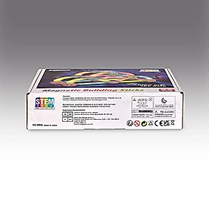 Magnetic Building Blocks,Large 3D Clear Magnets STEM Educational Construction Toys,Sensory Montessori Preschool Magnetic Building Sticks Blocks Kit for Kids Ages 3 4 5 6 Year Old Boys Girls Toddlers