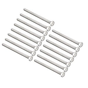 uxcell M6x100mm Hex Bolts 304 Stainless Steel Hexagon Screw Bolt 15pcs