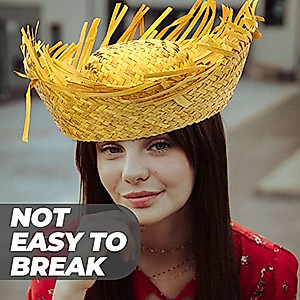 Zerodeko Beach Hat 2pcs Beachcomber Straw Hats, Hawaiian Straw Hats Summer Beach Hats Womens Hats