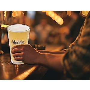 LORD'S ROCKS Modelo 16oz Pint Glass - Set of 4 Authentically Licensed Compatible