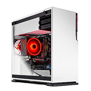 Skytech Gaming Shiva Gaming PC Desktop – Intel Core i5 11400F 2.6 GHz, AMD RX 6600, 1TB NVME SSD, 16GB DDR4 RAM 3200, 650W Gold PSU, 11AC Wi-Fi, Windows 11 Home 64-bit,White