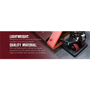 Pake Handling Tools Heavy Duty Pallet Jack Stop - Damage Reducing, Simple, and Functional- 14.5" Length x 11.5" Width x 2.5" Height