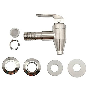 VitaLifePower Stainless Steel Spigot For Beverage Dispenser Carafe, Beverage Dispenser Replacement SpigotFor Home Parties, Sun Tea, Water or Kombucha