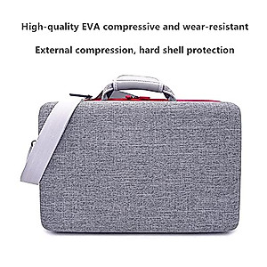 KANG YU Storage Carrying Case Hard Shell Compatible with PS5,Waterproof shoulder bag Compatible with Playstation 5 Console , Storage Controllers, Cables and Other Accessorie
