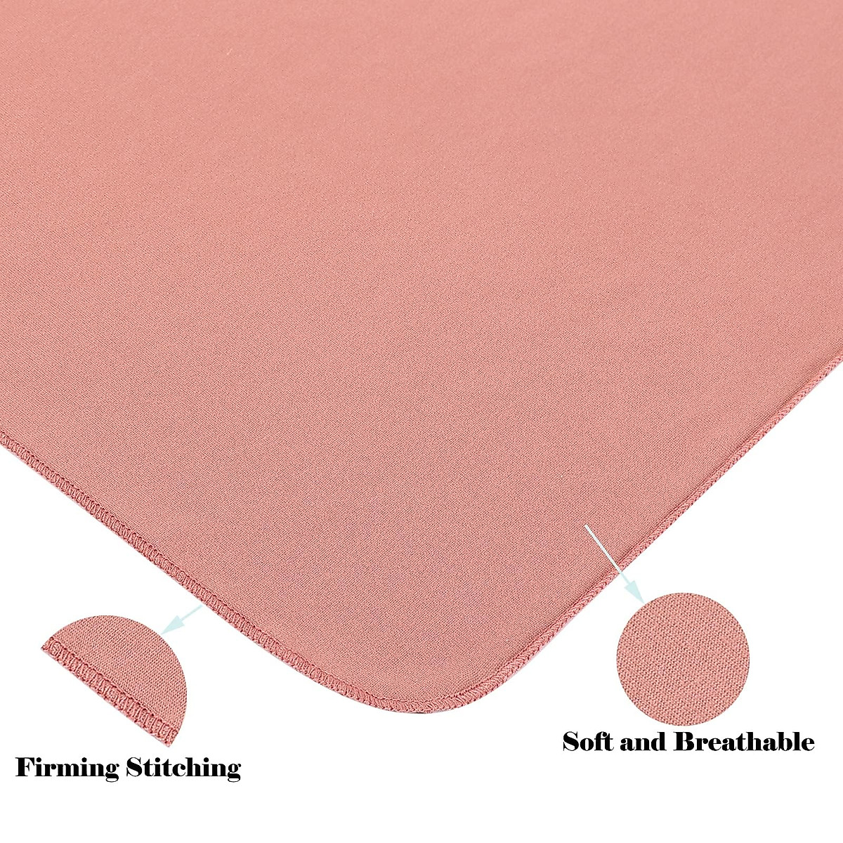 Bayceen Stretchy Swaddle Blanket for Newborns Baby Girl Swaddle and Headband Set Receiving Blanket 35 x 35 inches Swaddle Set (Blush)