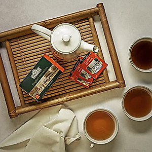 Ahmad Tea London Telephone Box Caddy Gift Tin, 20 Teabag, English Breakfast