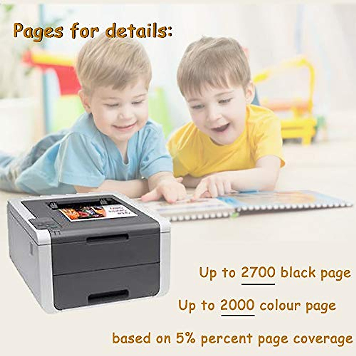 1 Pack TN225BK TN-225 (High Yield) Black Toner Cartridge Compatible for Brother HL-3140CW 3150CDN 3170CDW 3180CDW MFC-9130CW 9140CDN 9330CDW 9340CDW DCP-9015CDW 9020CDN Printers,Sold by AcToner.