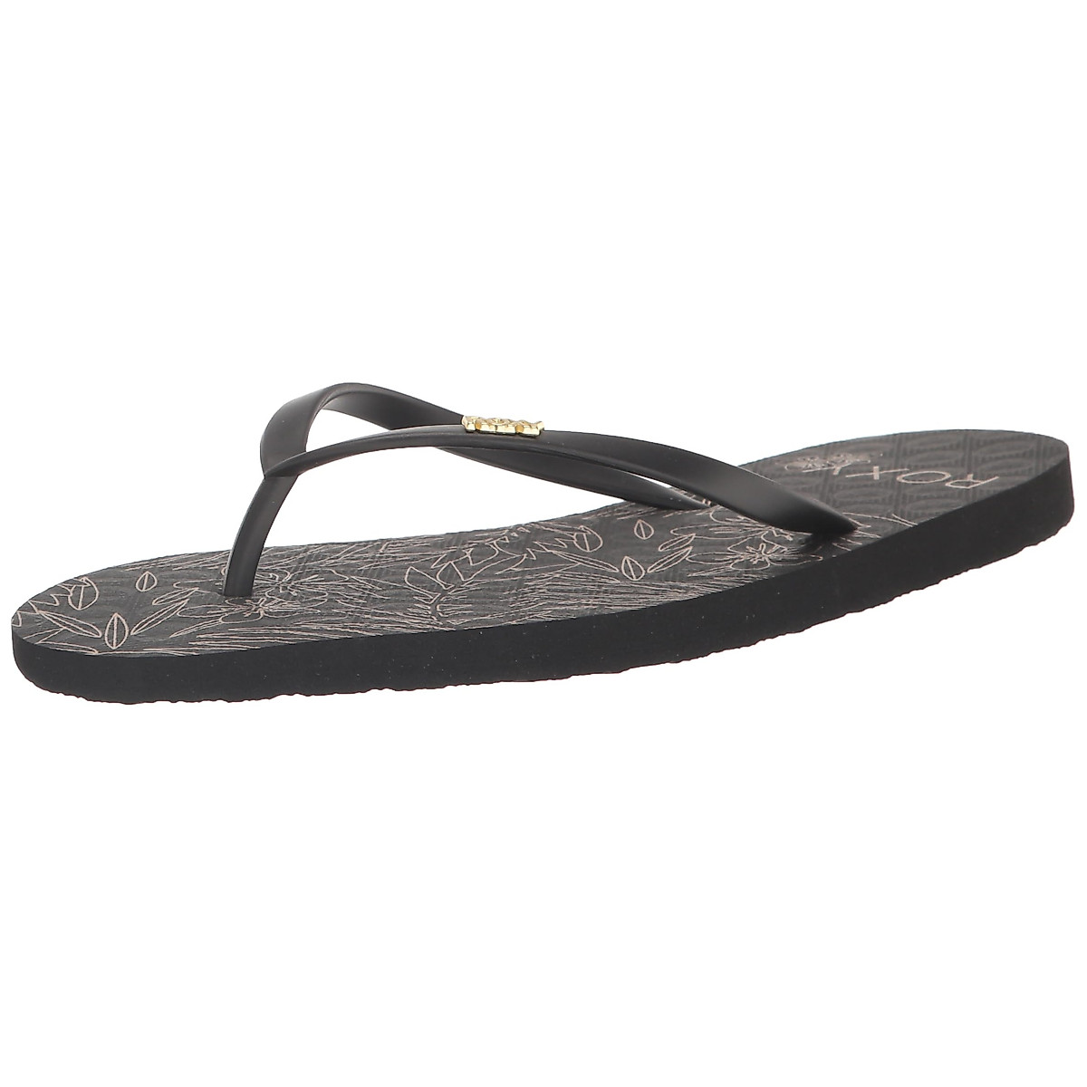 Roxy Women's Viva Stamp II Sandal, Open Yellow, 9