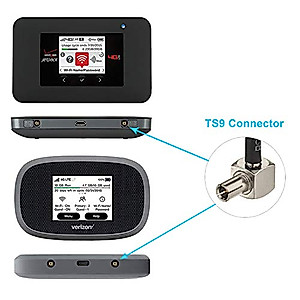 Bingfu 4G LTE Antenna Mini Soft Whip TS9 Antenna (2-Pack) Compatible with Verizon AT&T T-Mobile Sprint 4G LTE Mobile Hotspot MiFi Router Cellular Mobile Broadband Modem USB Modem Dongle Adapter