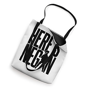 The Walking Dead Here's Negan and Lucille Tote Bag