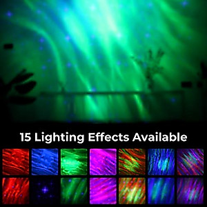 Star Projector for Indoor, Aurora Sky Projector for Bedroom, Dicsco Lamp for Party, Bar, Birthday Party