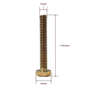 The ROP Shop | Pack of 10 - Shear Pin Bolt, Nut & Spacer for Rotary 8938, Oregon 80-748, 80748