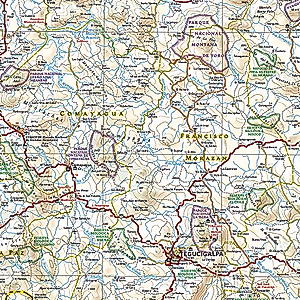 Nicaragua, Honduras, and El Salvador Map (National Geographic Adventure Map, 3109)