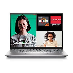 Dell Inspiron 5425 Laptop - 14-inch 16:10 FHD+ (1920 x 1200) Touchscreen Display, Ryzen 7 5825U, 8GB DDR4, AMD Radeon, 512GB SSD, 2 Years+6 Months Migrate Warranty, Win 11 Pro - Platinum Silver