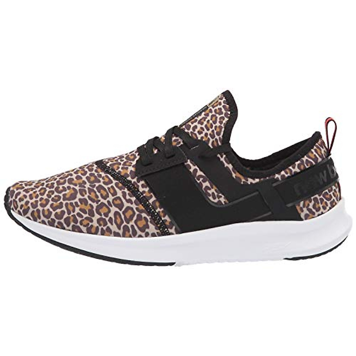 New Balance Women's FuelCore Nergize Sport V1 Sneaker, Leopard/Black, 9