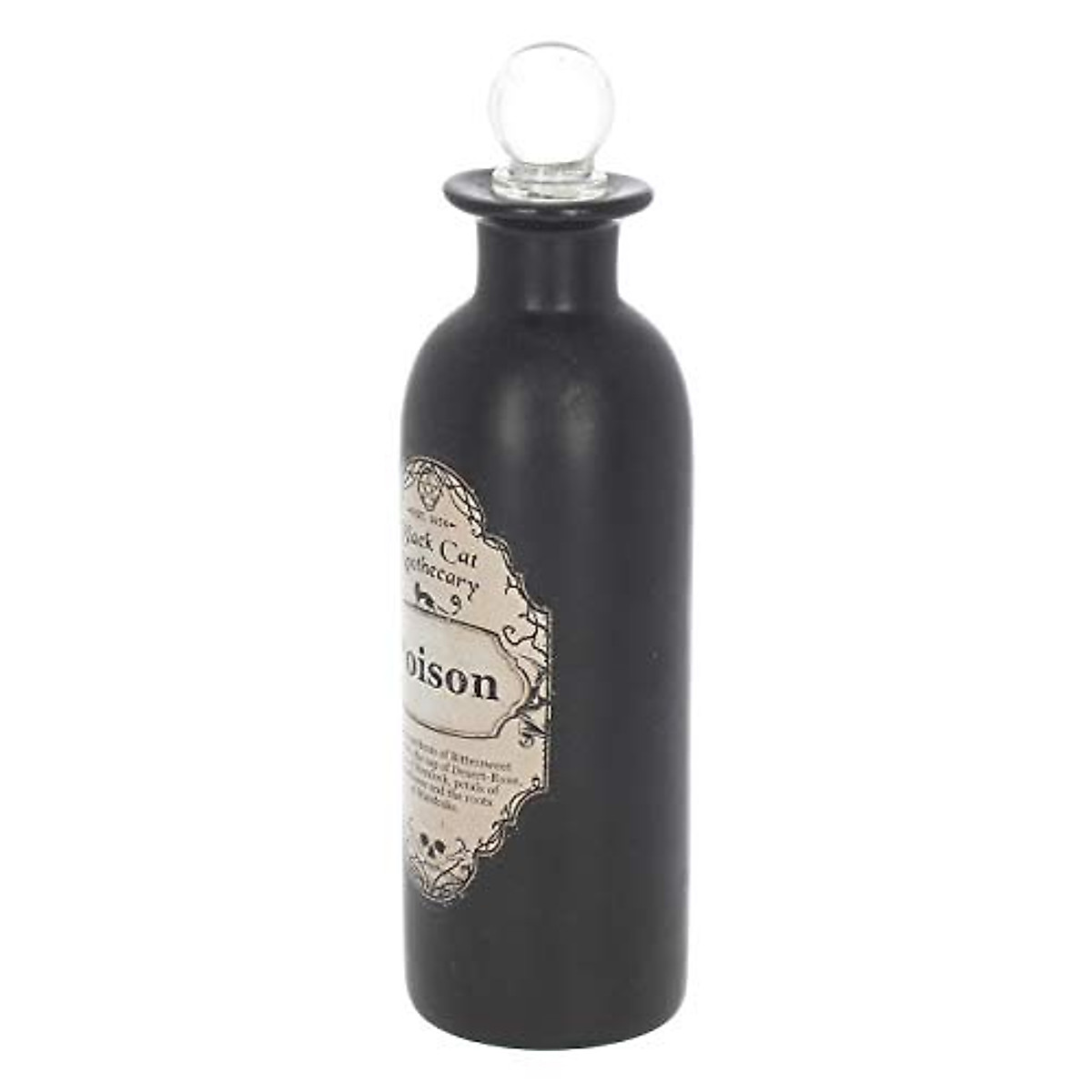 Nemesis Now Poison Apothecary Potion Bottle, Gothic Decor, Sinister Design, Unique Gift for Witches, 19cm