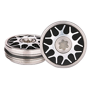 NA 2pcs Black Golf Weights for Odyssey Stroke Lab, O-Works, White Hot OG Putters (2x20g)