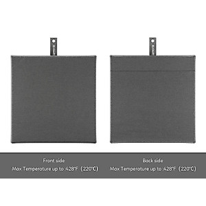 XINART Heat Press Mat for Cricut Easypress(12x12 inch) Cricket Double-Sided Ironing Mat for Craft Vinyl Ironing Insulation Transfer Heating Mats for Easypress 2