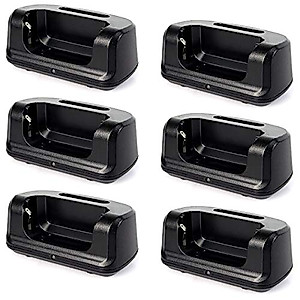 6 Pack Charging Base for Retevis RT22 RT22S Walkie Talkies Retevis RT22 Battery Charger Compatible for LUITON LT-316 WLN KD-C1 Zastone X6 Zeadio ZS-B1 TIDRADIO TD-M8 RADTEL RT-10 RADIODDITY R1