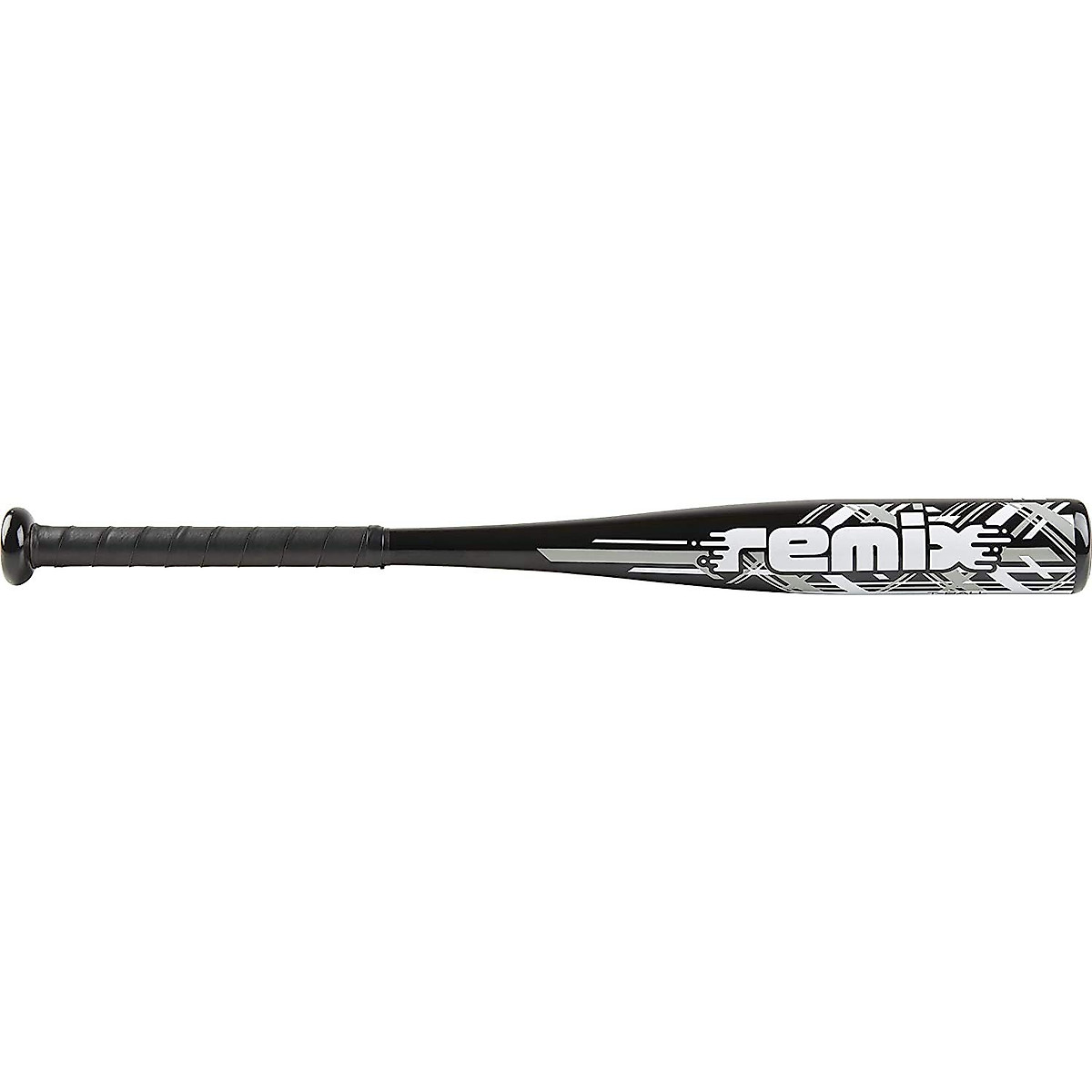 Rawlings Remix Series Youth 9" Tball Glove (Right Hand Throw), 24" Tball Bat & Tball Backpack Bag Set (Black/White/Silver)