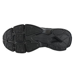 Dr.Scholls Men's Omega Light Weight Dual Strap Closure Sneaker Wide Width, Black, 11.5 Wide