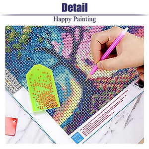 CNITUR DIY 5D Diamond Painting Kits for Adults Diamond Art Tree of Life Diamond Painting Full Drill Crystal Rhinestone Embroidery Craft Kits for Home Wall Decor Gifts, Diamond Art Kits B10045