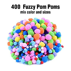 EPIQUEONE 1090-Piece Kids Art & Craft Supplies Set - Chenille Pipe Cleaners, Pom Poms, Googly Eyes, Craft Sticks, Buttons, and Sequins - Perfect for School Projects, DIY Hobbies, and Creative Play