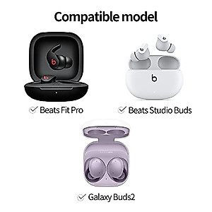 diofit/Galaxy Buds2/Buds Plus/Bests Fit Pro/Beats Studio Buds Compatible for Samsung & Beats - Memory Foamtips