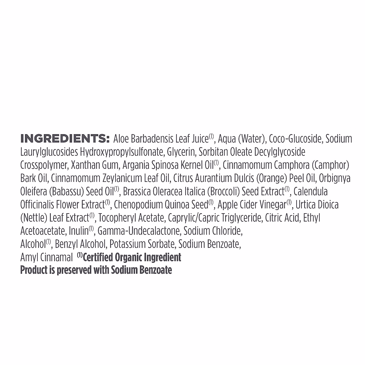 Avalon Organics Shampoo, Smooth Shine Apple Cider Vinegar, 11 Oz (Pack of 6)