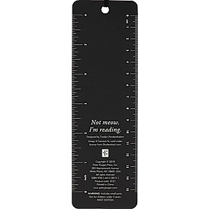 Not Meow, I'm Reading Beaded Bookmark