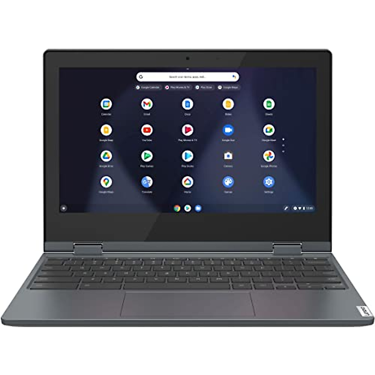Lenovo IdeaPad Flex 3 11.6" HD 2-in-1 Touchscreen Chromebook (Intel Celeron N4020, 4GB RAM, 128GB (64GB eMMC + 64GB SD Card), Webcam) Convertible Home Education Laptop, IST Computers Pen, Chrome OS