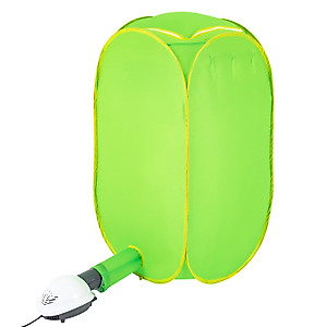 Portable Clothes Dryer, Electric Air Clothing Drying Machine, Folding Fast Drying Machine with Heater for Home Dormitory Travelling Apartments