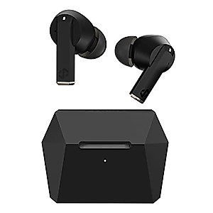 dyplay True Wireless Earbuds with Mic,Active Noise Cancelling Bluetooth 5.0 in-Ear Headphones with Premium Stereo Sound,Touch Control and Wireless Charge,Type C 10min Fast Charge 2H Playtime