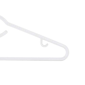 Woolite 5 Pack Swivel Neck Hangers, Good for Blouses, Pants, Dresses, White