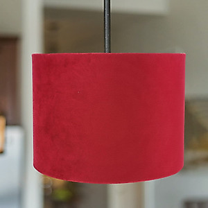 Lurrose Burlap Lamp Shade Chandelier Lamp Shades Drum Lampshade Modern Lamp Shades Table lamps Floor lamp Medium Drum Shades