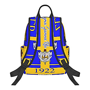 Sigma Gamma Rho Laptop Backpack, Lightweight Multifunctional College Laptop School Bag Sister Backpack Gift