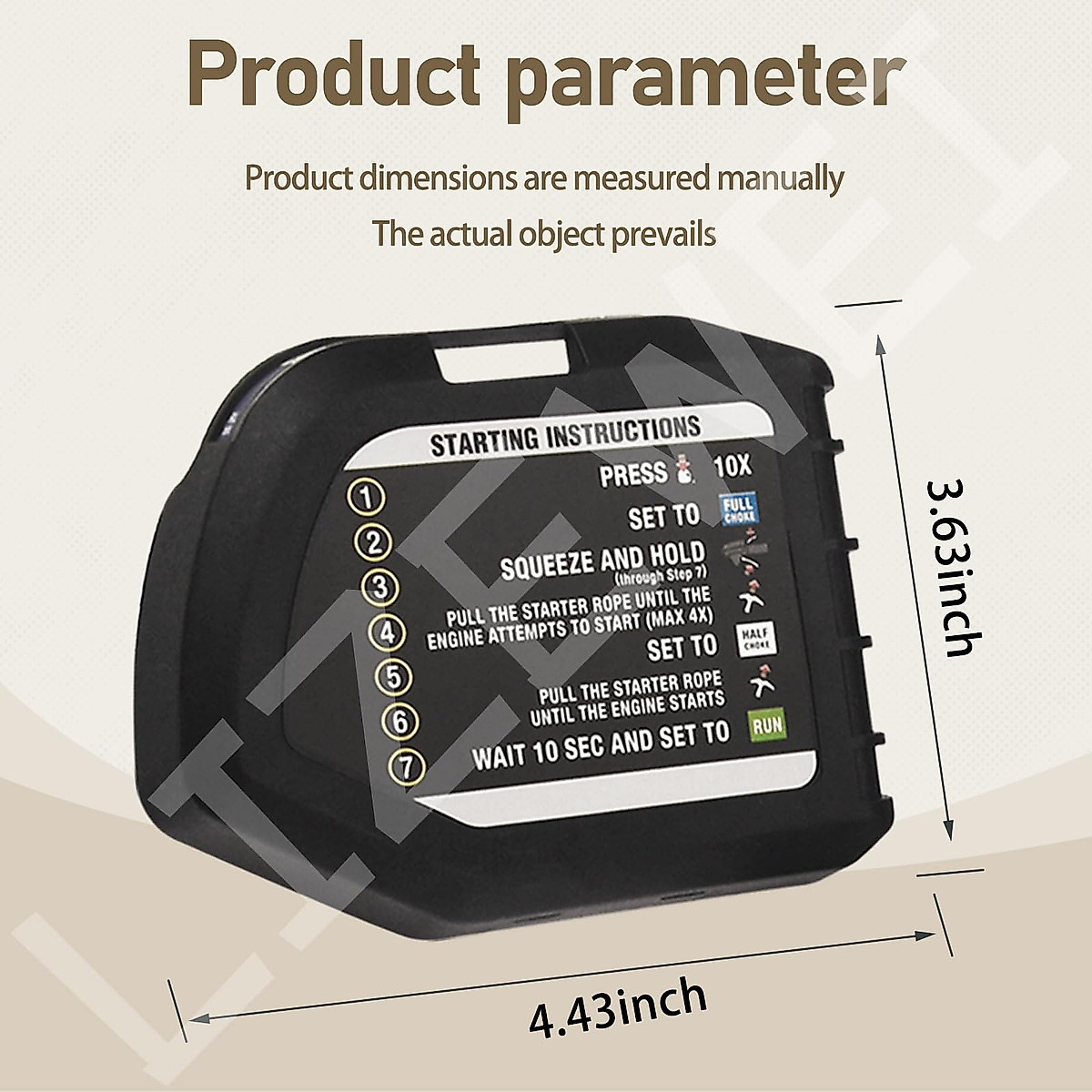 308649003 Air Filter w/Labels & 5687301 Cover Compatible with Ryobi RY251PH RY252CS RY253SS RY254BC 25CC String Trimmer - Contain oil tube