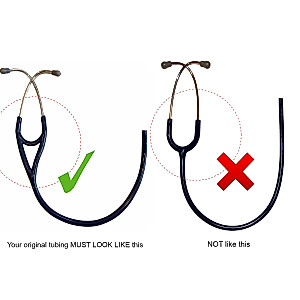 (Stethoscope Binaural) Replacement Tube by Reliance Medical Compatible with Littmann® Master Cardiology® Stethoscope - TUBING (NAVY)