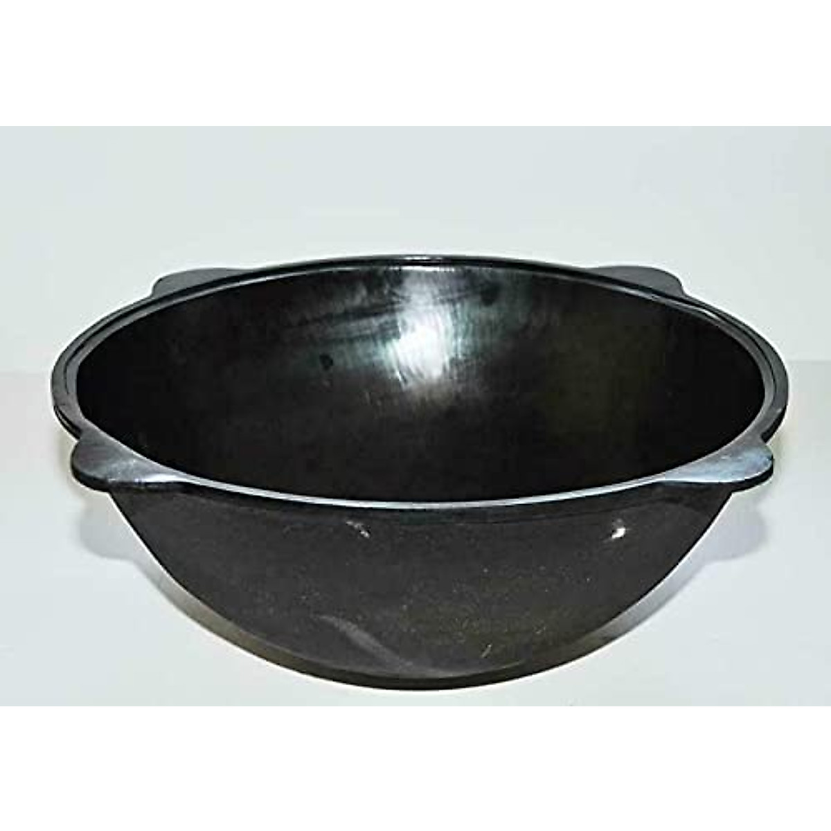 Free2Buy CKG Heavy Duty Cast Iron Казан Oven Tatar Dish Plov Плов Pot Mangal Making Cookware Kazan Insulated Double Handle with Lid Cooking Frying Pan – 22 L - Cooking Gifts