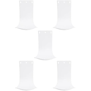 Alipis 5 pcs Plastic Water Tray Kitchen Scrubber Holder Hand Dispenser Tray bathrub Tray soap Dispenser drip Tray soap Dispenser Trays Foam Dispenser Tray Wall-Mounted White Cup Holder