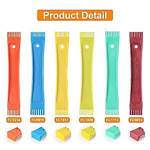 Catilon FCR6 Fin Comb Set for Air Conditioner, FCR6 Coil Fin Comb Tool