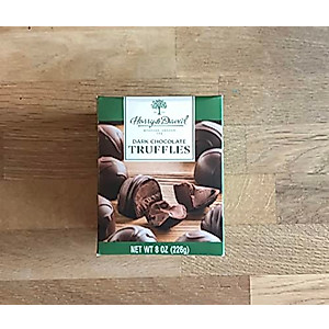 Harry & David Dark Chocolate Truffles, 8 Ounce Gift Box