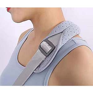 Mesh Shoulder Sling Arm Brace for Torn Rotator Cuff Injury Right Left Support Adjustable Immobilizer with removable stay support Stabilizer for Elbow, Wrist, Thumb Injuries, Medium