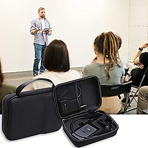 Aproca Hard Storage Travel Case Bag Fit Fifine K037B Wireless Microphone System