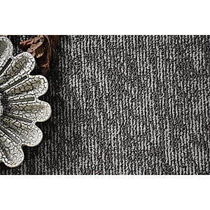 Furnish my Place Modern Indoor/Outdoor Commercial Neutral Rug, Modern Area Rug, Home Decor Mat, Pet-Friendly Carpet for Living Room, Kids, Wedding, Made in USA - 2' x 4' Rectangle