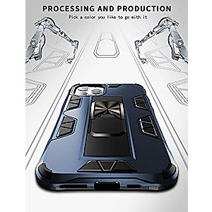 Gorilla Gadgets] Military Grade Shockproof Kickstand Phone Case for iPhone 11 Silver