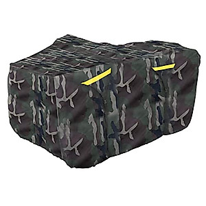 Badass Moto Camo Heavy-Duty, Triple-Waterproof 4 Wheeler Cover – ATV Cover Four Wheeler. Durable Camouflage Quad Cover. ATV Gifts. EZ Access Zipper, Vents. Medium 85"