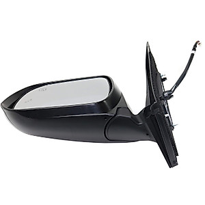 Kool Vue Driver Side Power Heated Mirror for Toyota Sienna 2013-2017 Manual Fold With Blind Spot Monitor; Without Signal Light & Memory Paintable
